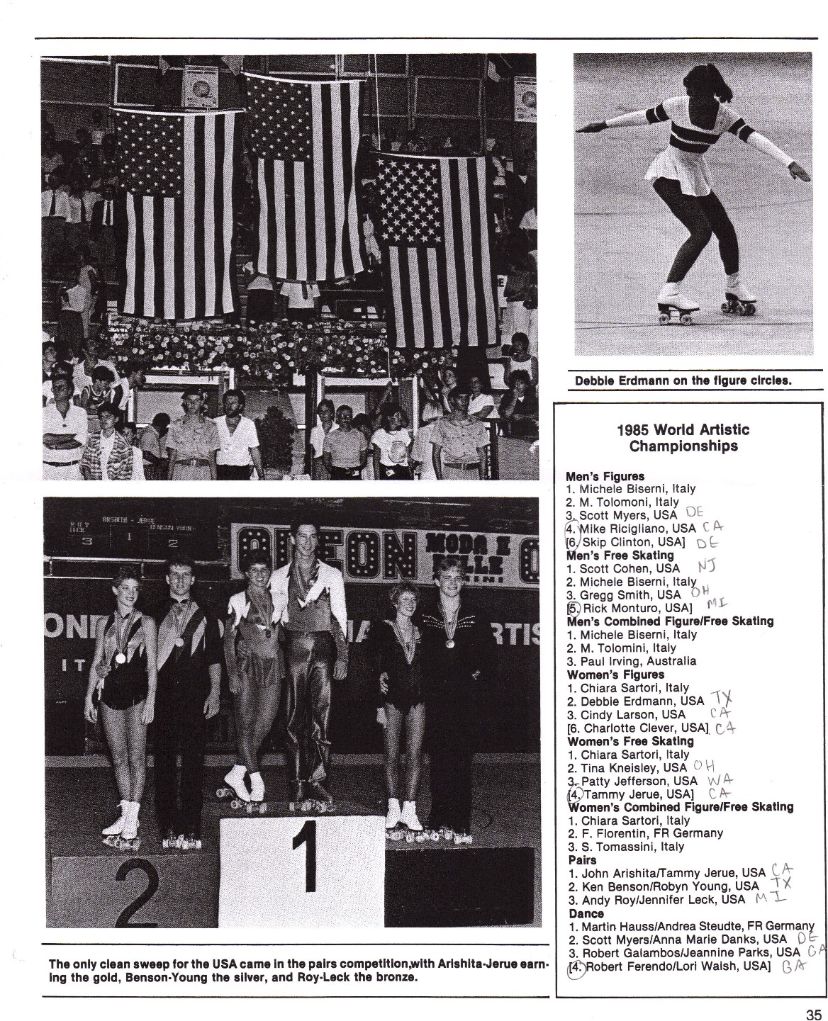 1986 usof ladies singles 2 1986 usof mixed pairs 3